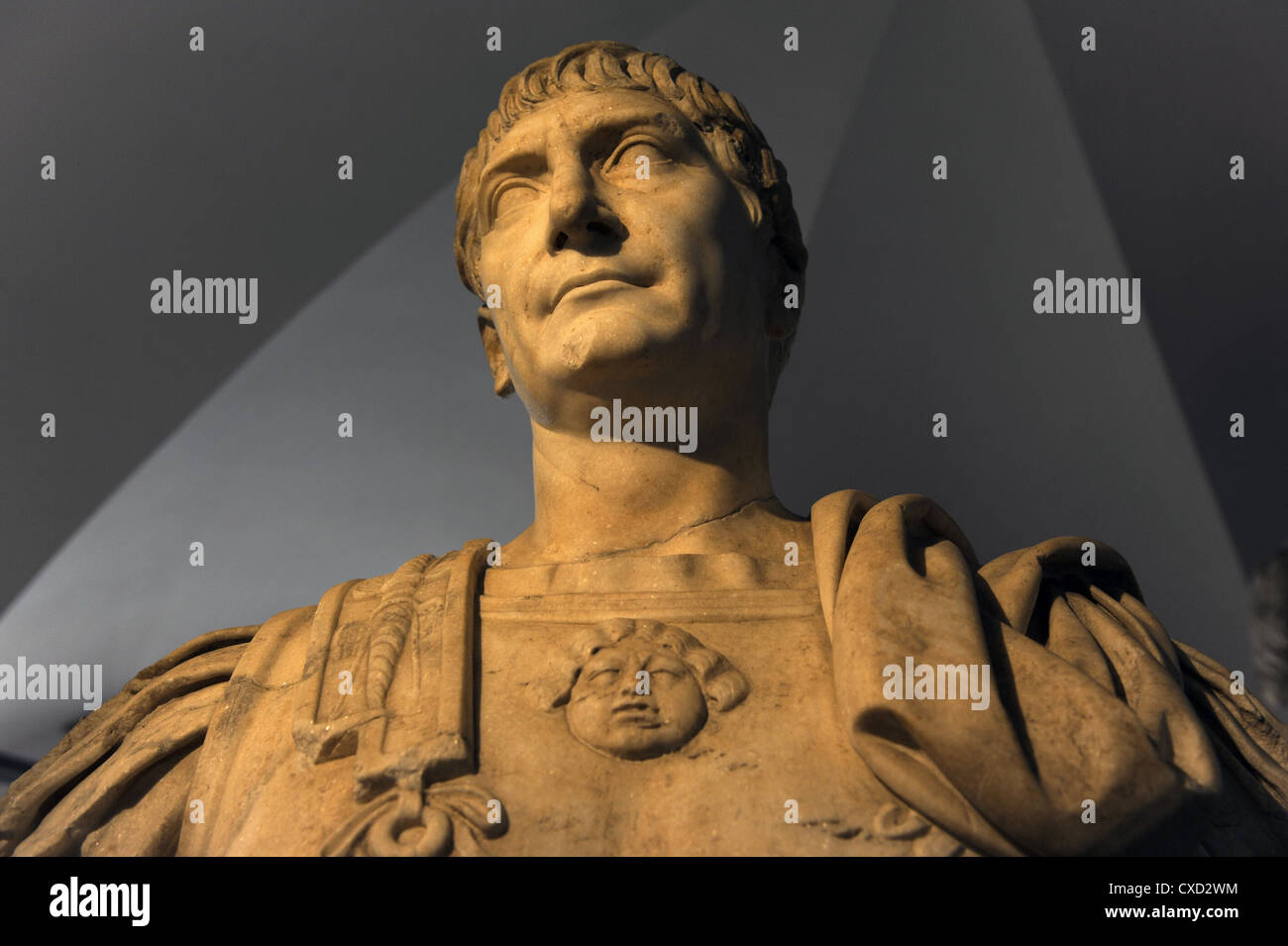 Trajan (53-177 A.D.). Roman Emperor from 80 to 117 A.D. Sculpture. Ny ...