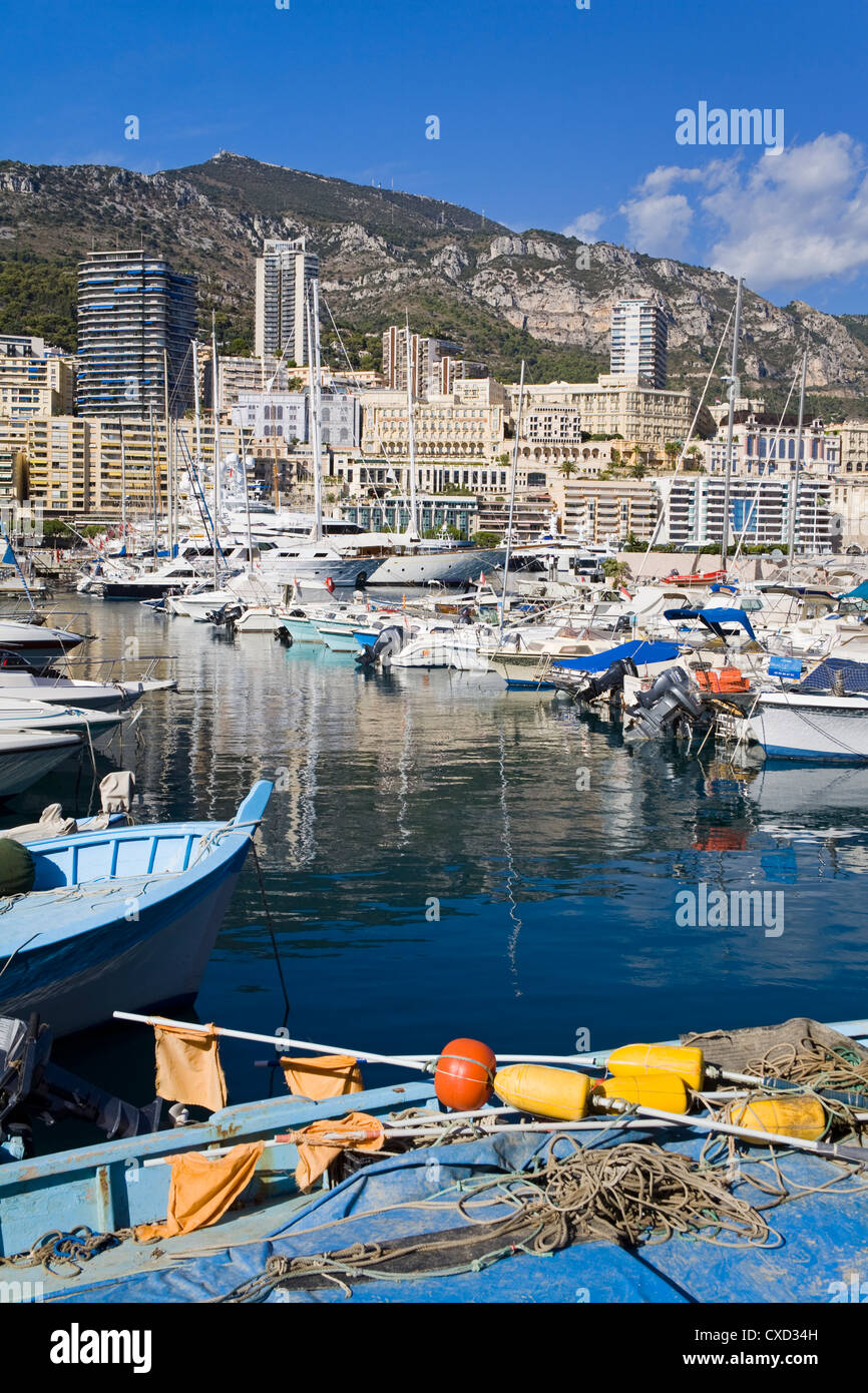 Port de Monaco, Monte Carlo City, Monaco, Mediterranean, Europe Stock ...