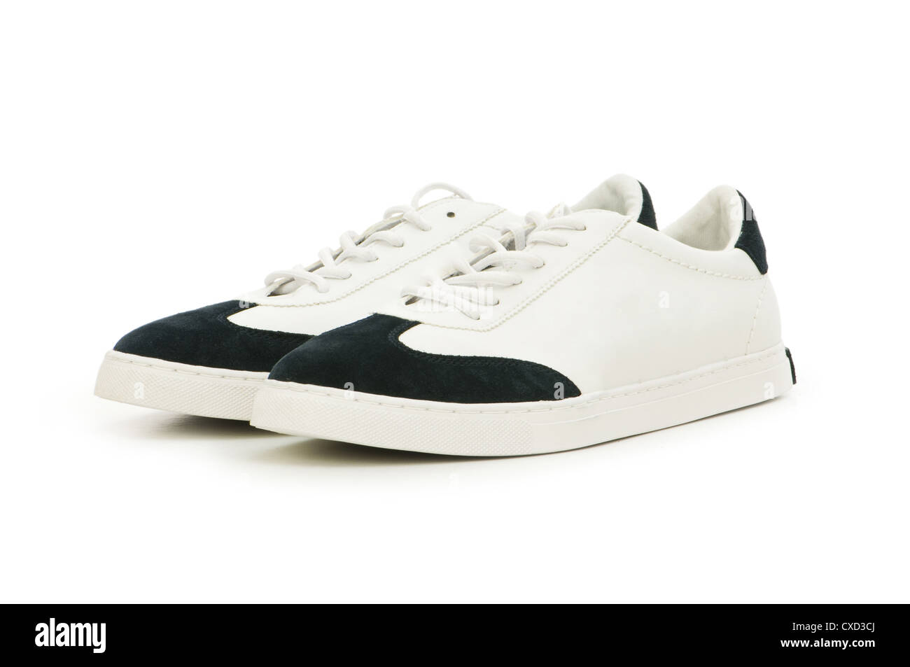 Short shoes isolated on the white background Stock Photo - Alamy