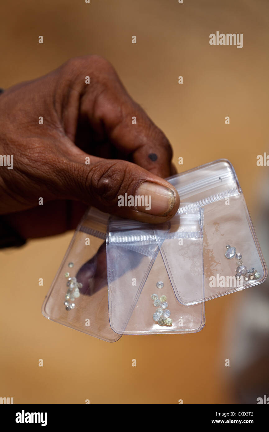 Diamonds from the Mines of Cempaka in South Kalimantan in Indonesia ...