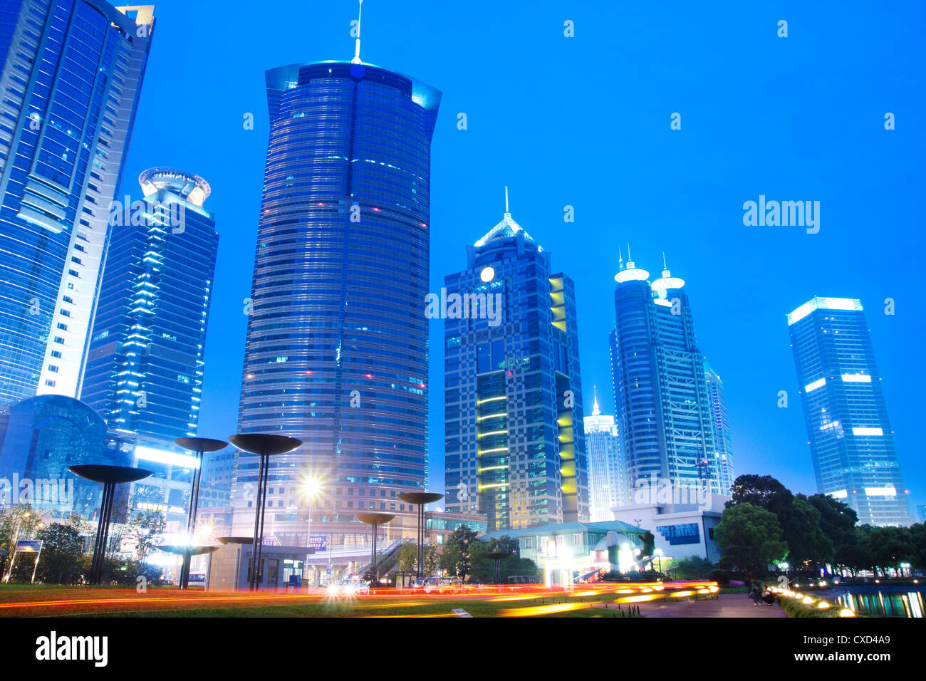 modern building skyline in shanghai Stock Photo - Alamy