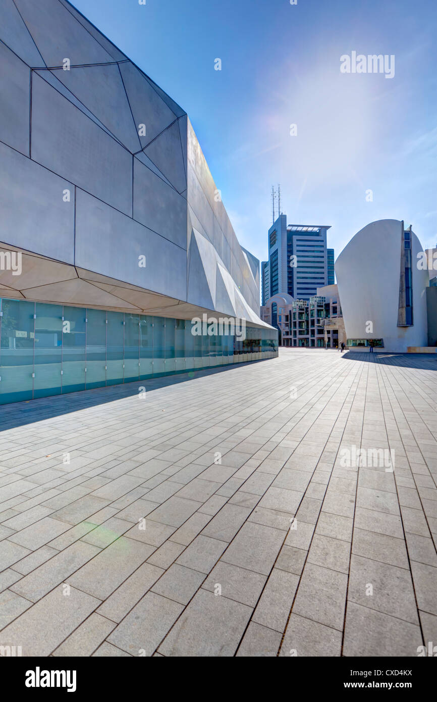 Exterior of the new Herta and Paul Amir building of the Tel Aviv Museum ...