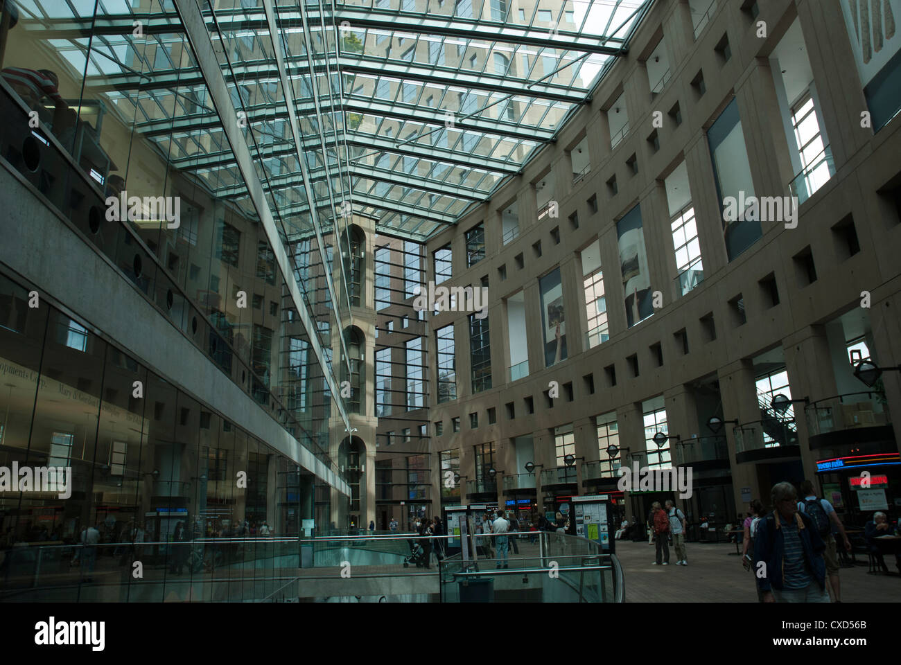 Inside of the Vancouver Central Library Stock Photo - Alamy