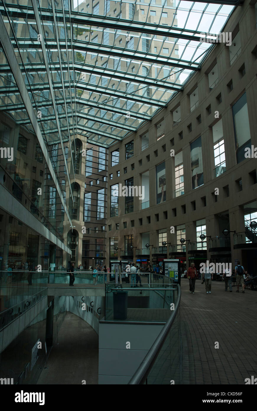 Inside of the Vancouver Central Library Stock Photo - Alamy