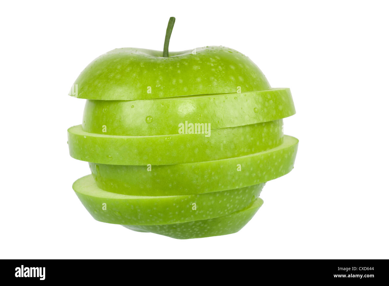 Apple segment slice Cut Out Stock Images & Pictures - Alamy