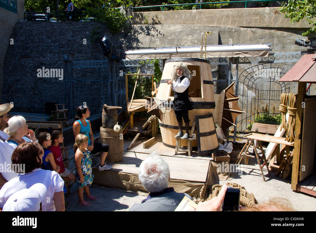 Costumed interpreter, New France Festival, Quebec City, Canada Stock ...