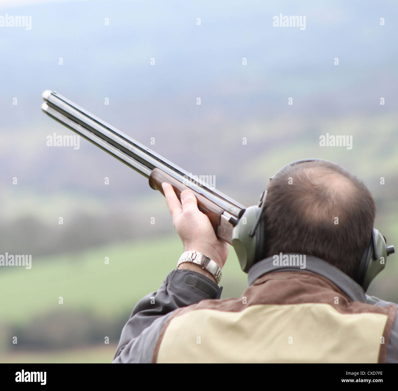 Shooting at the ground Stock Photo - Alamy