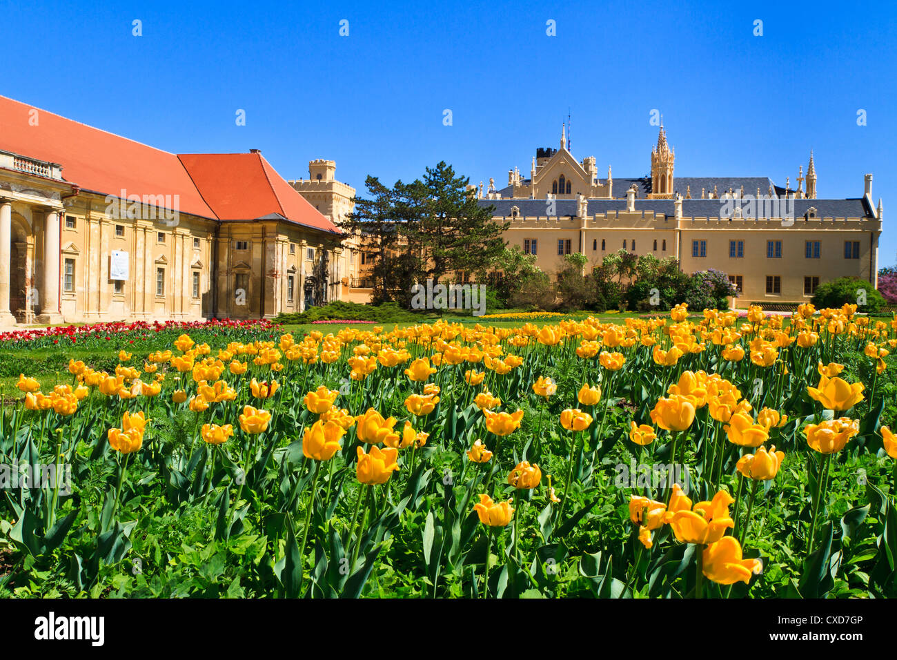 Lednice palace is one of the most impressive and most visited sights in ...