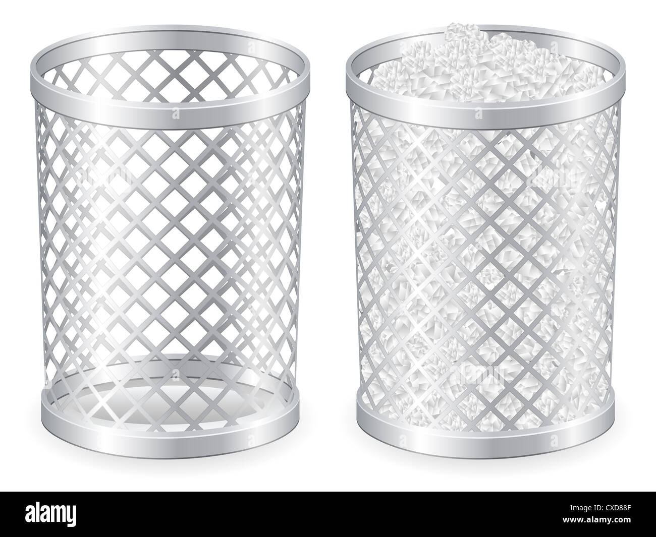 Grid trash can hi-res stock photography and images - Alamy