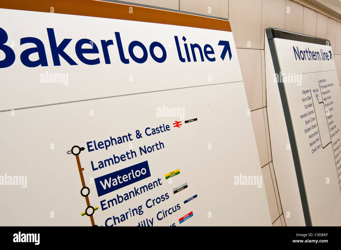Bakerloo line underground station hi-res stock photography and images ...