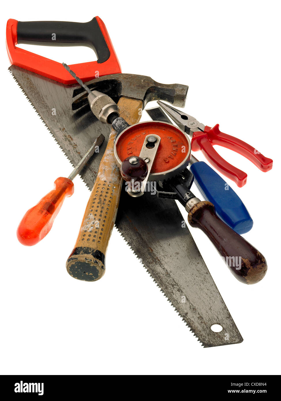 Saw hammer hi-res stock photography and images - Alamy