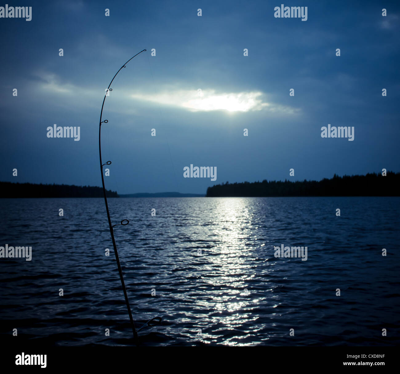 Night fishing hi-res stock photography and images - Alamy