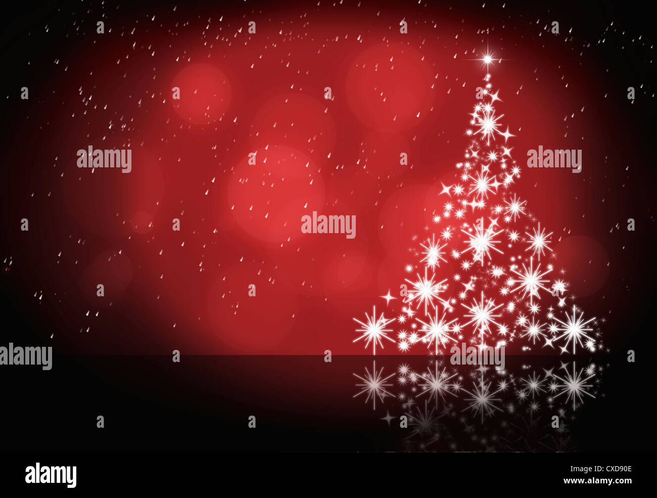 Abstract winter red background Stock Photo - Alamy
