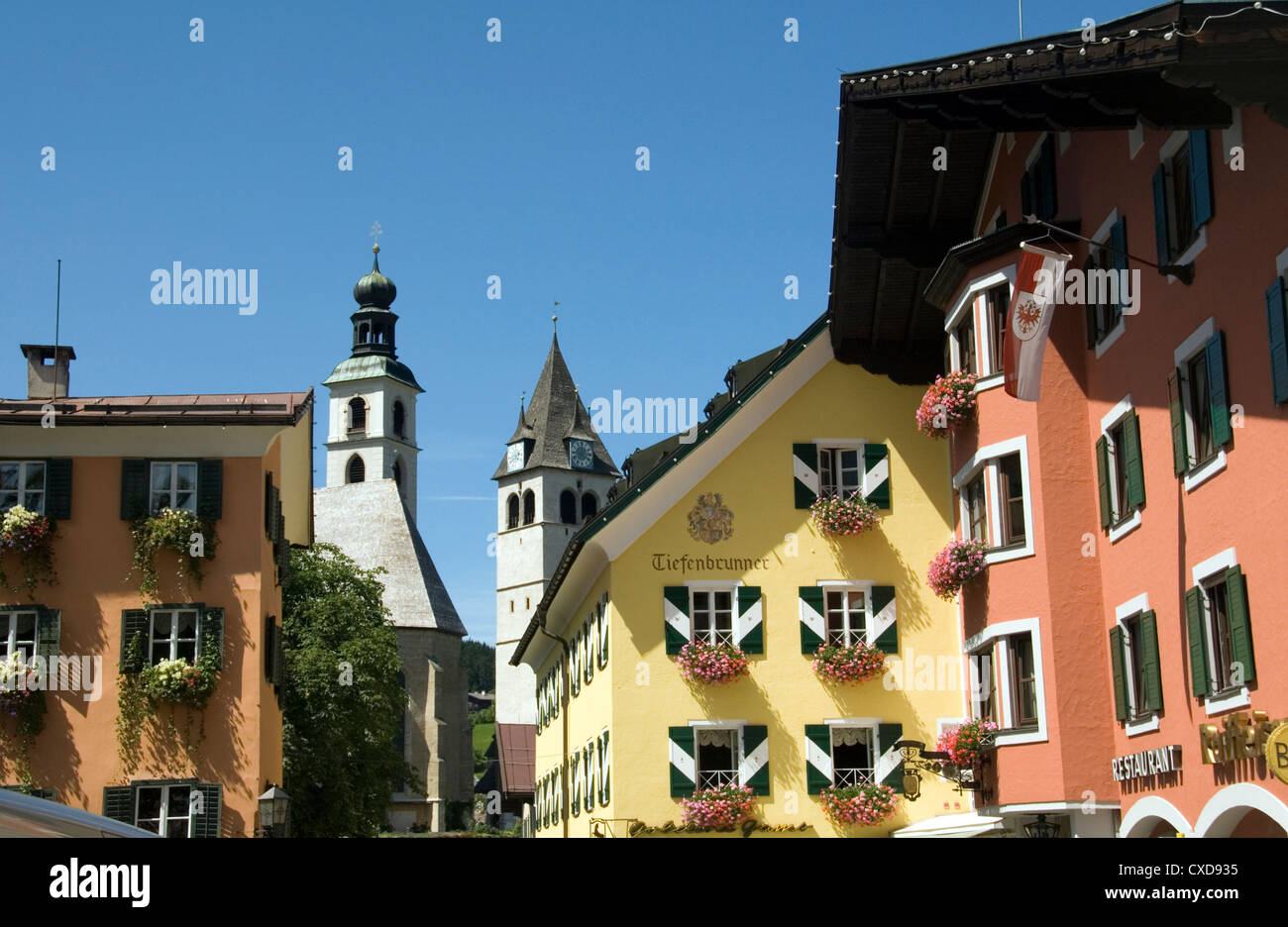 AUSTRIA; TIROL. KITZBUHEL; KIRCHENSTIEGE Stock Photo - Alamy