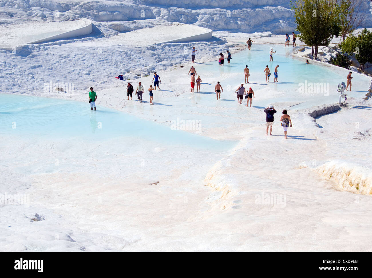Stunning pools at Pamukkale,Turkey Stock Photo - Alamy