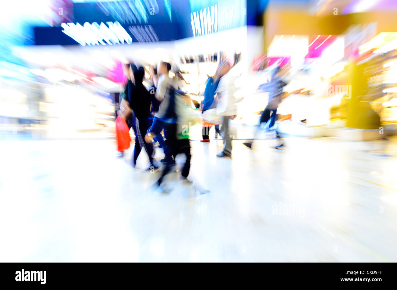 shopping people crowd at marketplace Stock Photo - Alamy