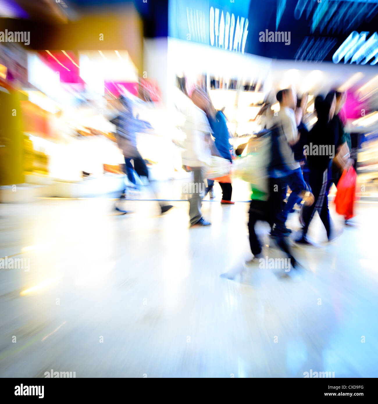 shopping people crowd at marketplace Stock Photo - Alamy