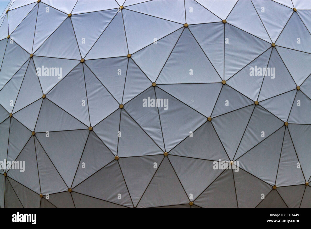 Detail of a geodesic radome Stock Photo - Alamy