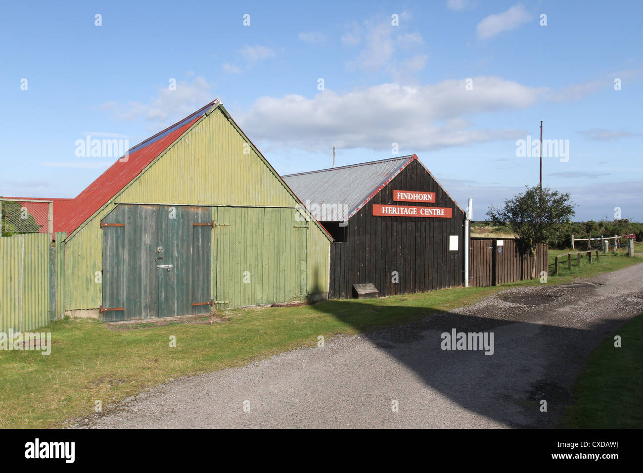 Findhorn Heritage Centre Scotland September 2012 Stock Photo - Alamy