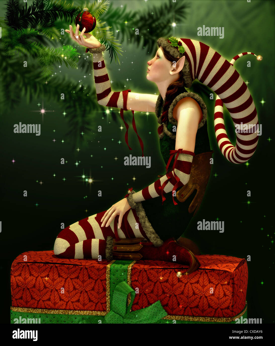 Kneeling elf hi-res stock photography and images - Alamy