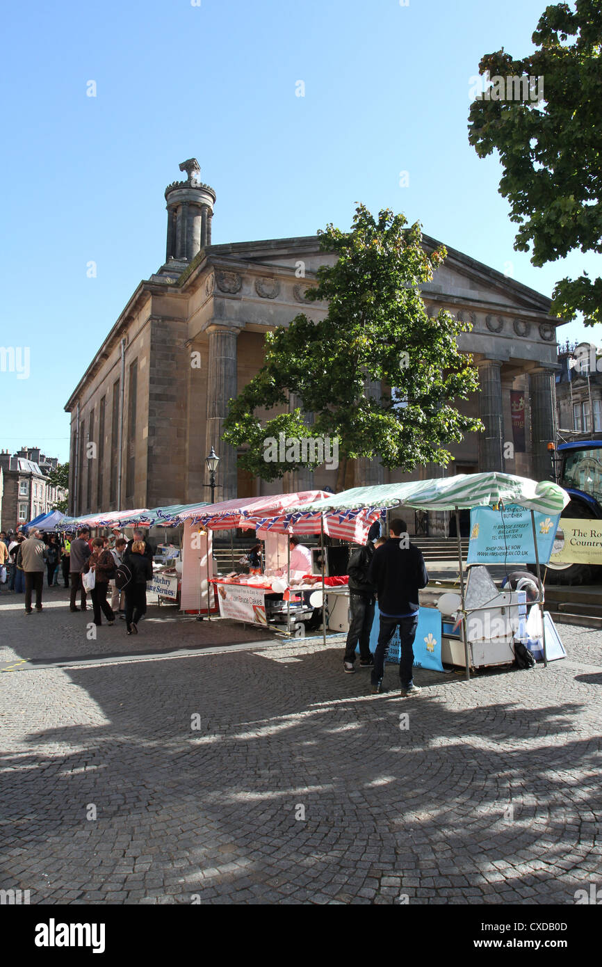 Elgin food and drink festival Elgin Scotland September 2012 Stock Photo ...