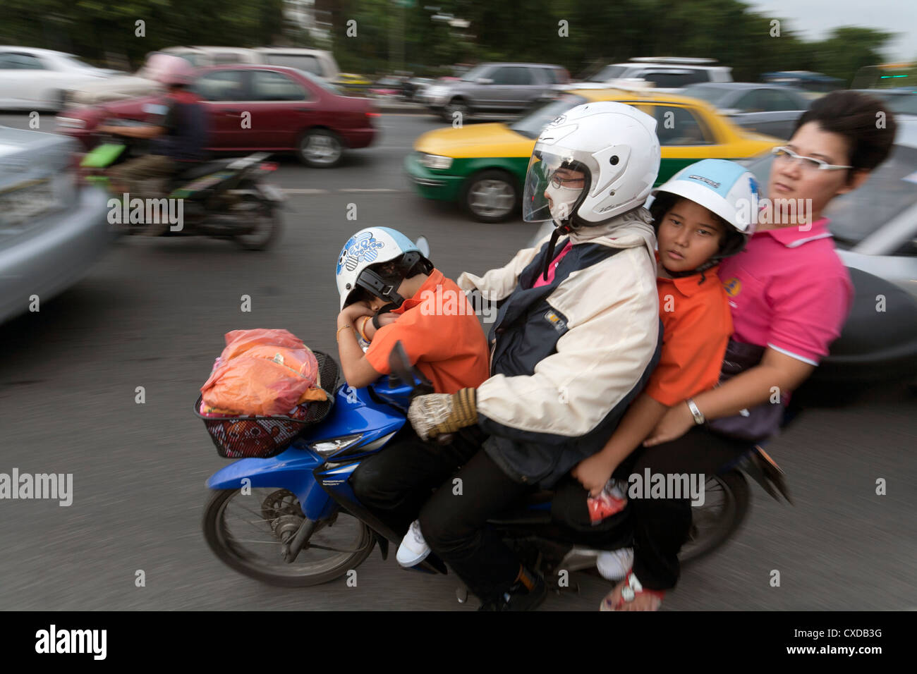 Girl On Moped High Resolution Stock Photography and Images - Alamy