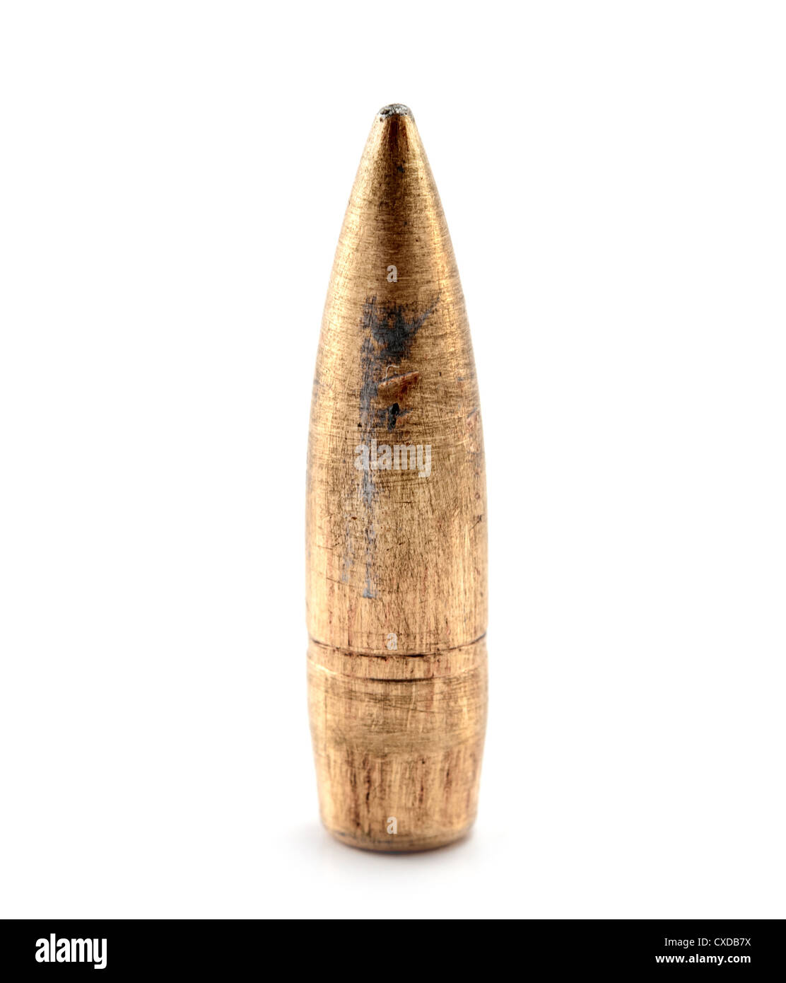 the bullet on the white Stock Photo - Alamy