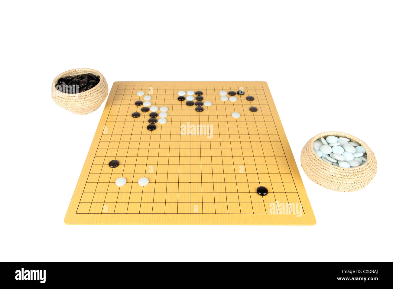 the game of go Stock Photo - Alamy