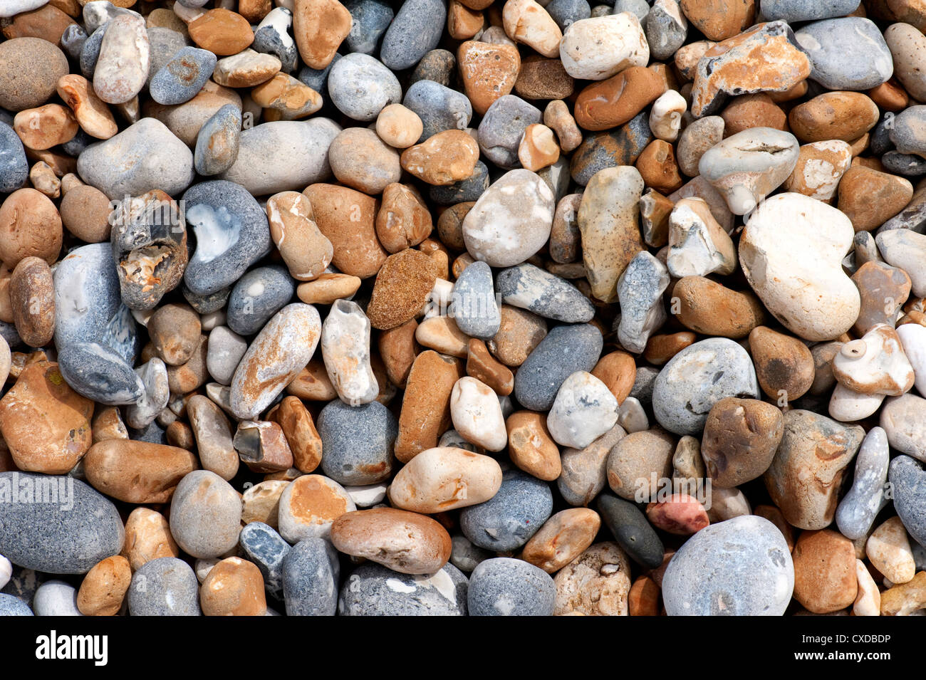 Pebble Beach, Sandwich Bay, Kent UK Stock Photo - Alamy