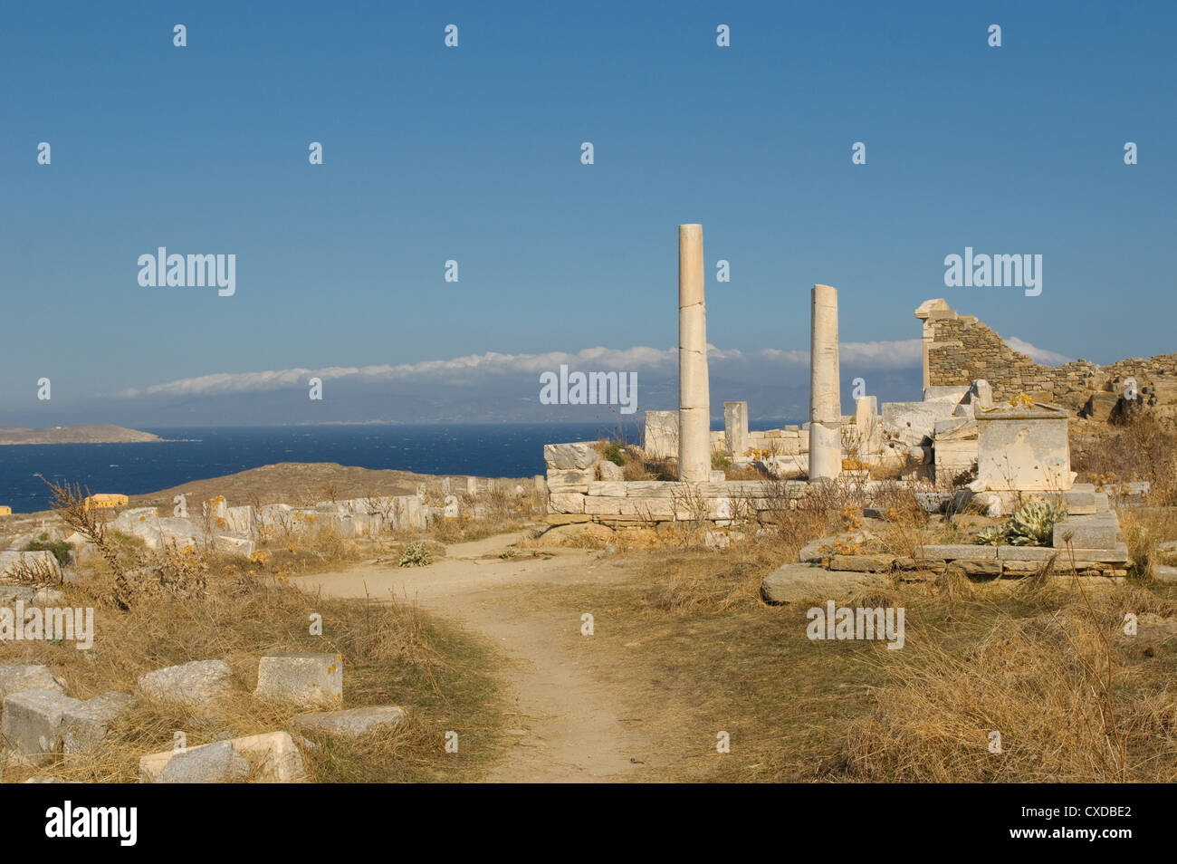 Ruins of Delos, Greece Stock Photo - Alamy