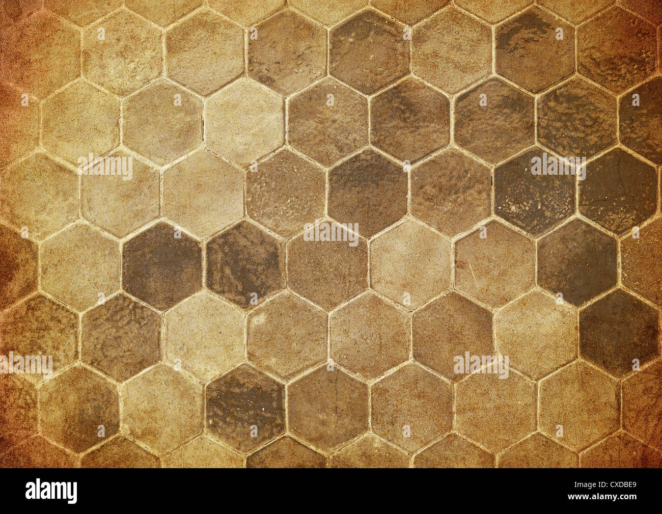 Art grunge texture old tiles hi-res stock photography and images - Alamy