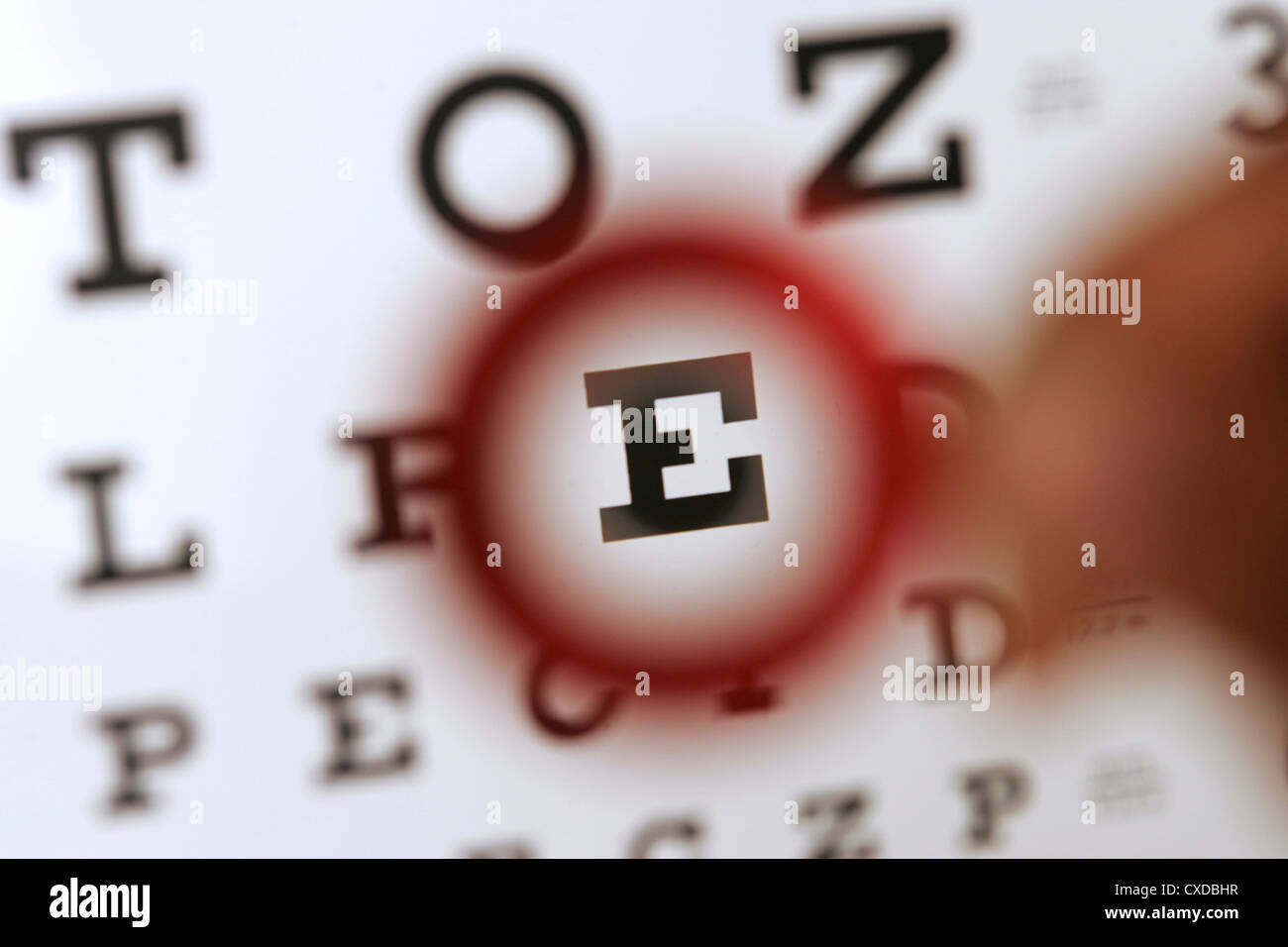 Opticians chart hi-res stock photography and images - Alamy