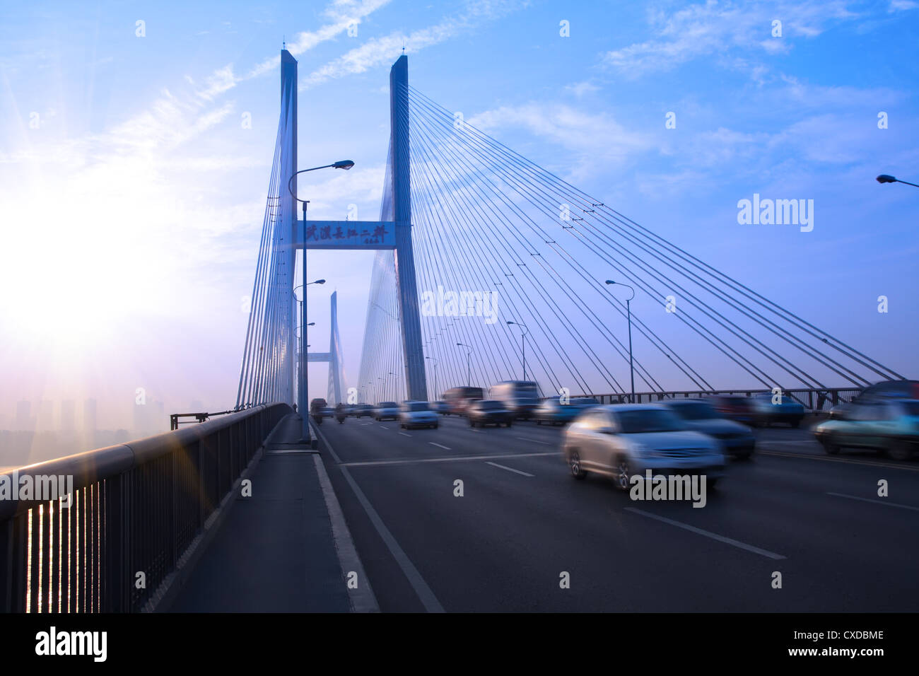 cable stayed bridge Stock Photo - Alamy