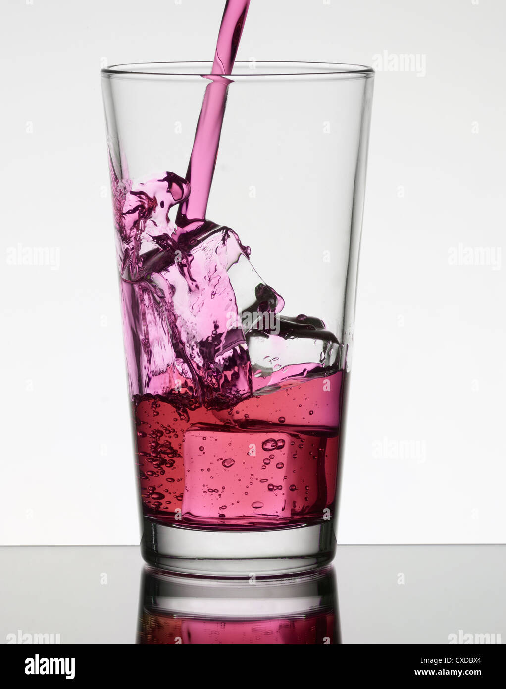 Pink ice cube hi-res stock photography and images - Alamy