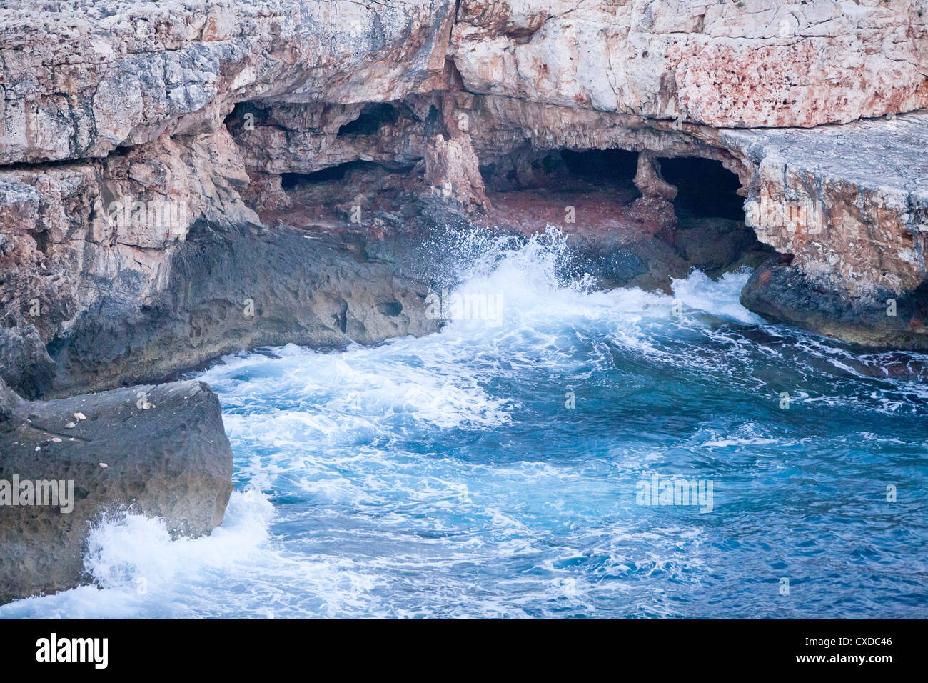 beautiful riffs rock stone sea ocean in summer vacation tropical Stock ...