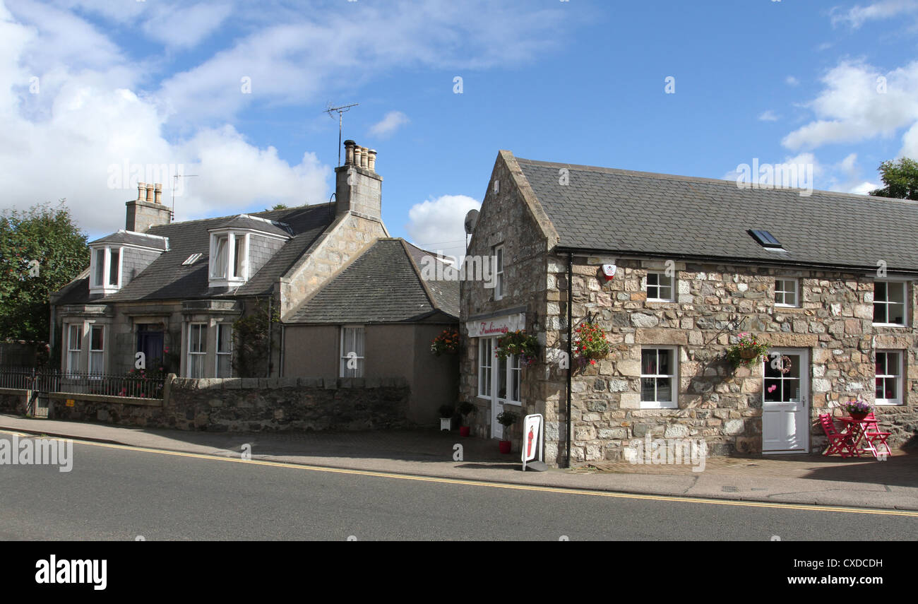 Oldmeldrum street scene Scotland September 2012 Stock Photo - Alamy