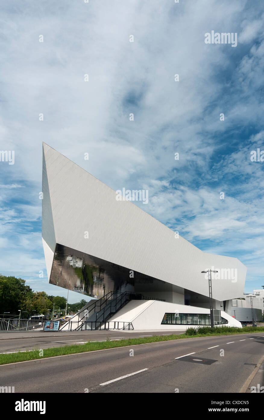 Porsche Museum Building designed by Delugan Meissl, Stuttgart, Germany ...
