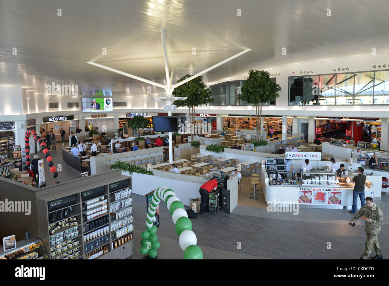 Interior view, Cobham M25 Motorway Service Area, Cobham, Surrey ...