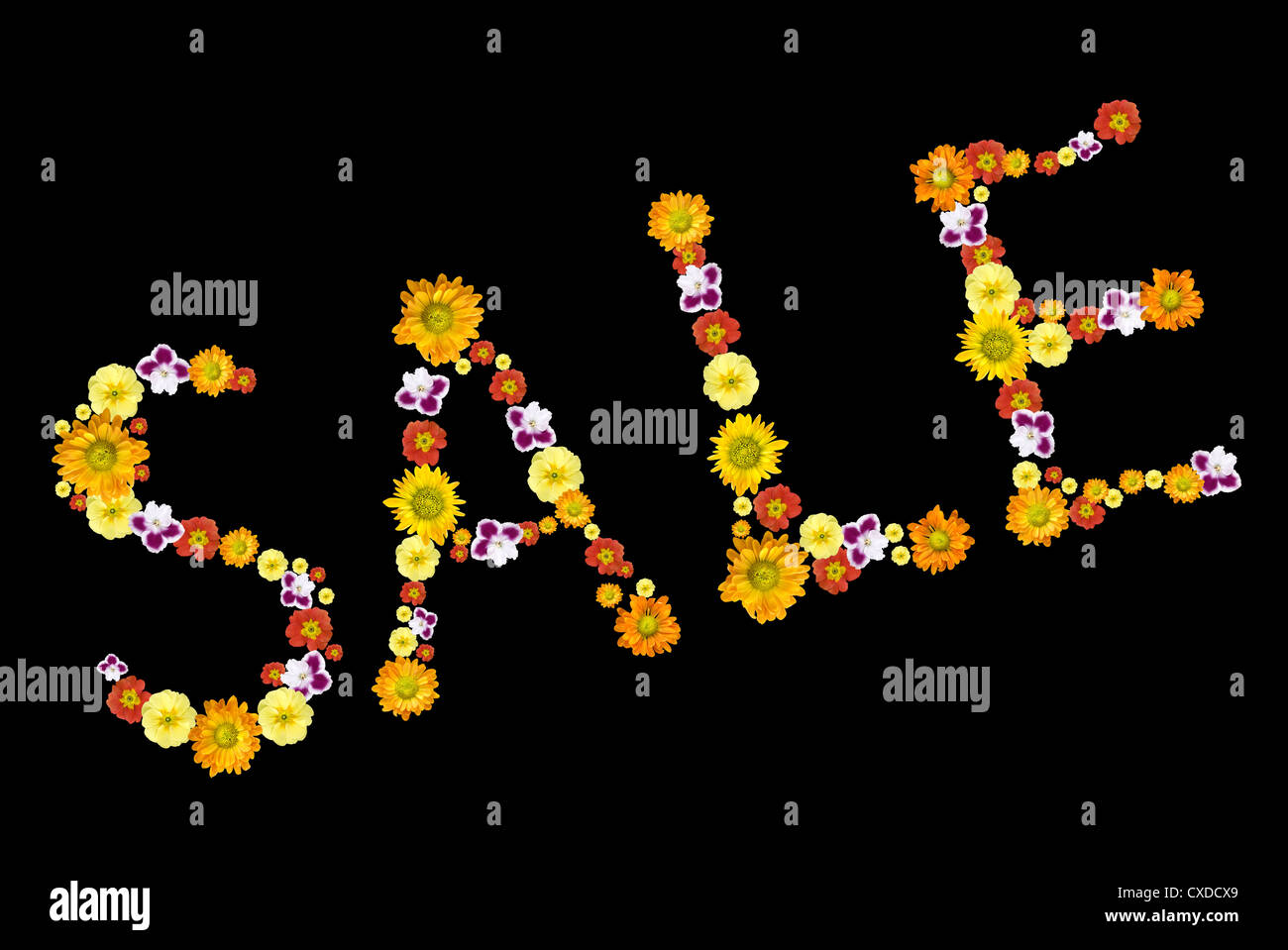 Petal letters hi-res stock photography and images - Alamy