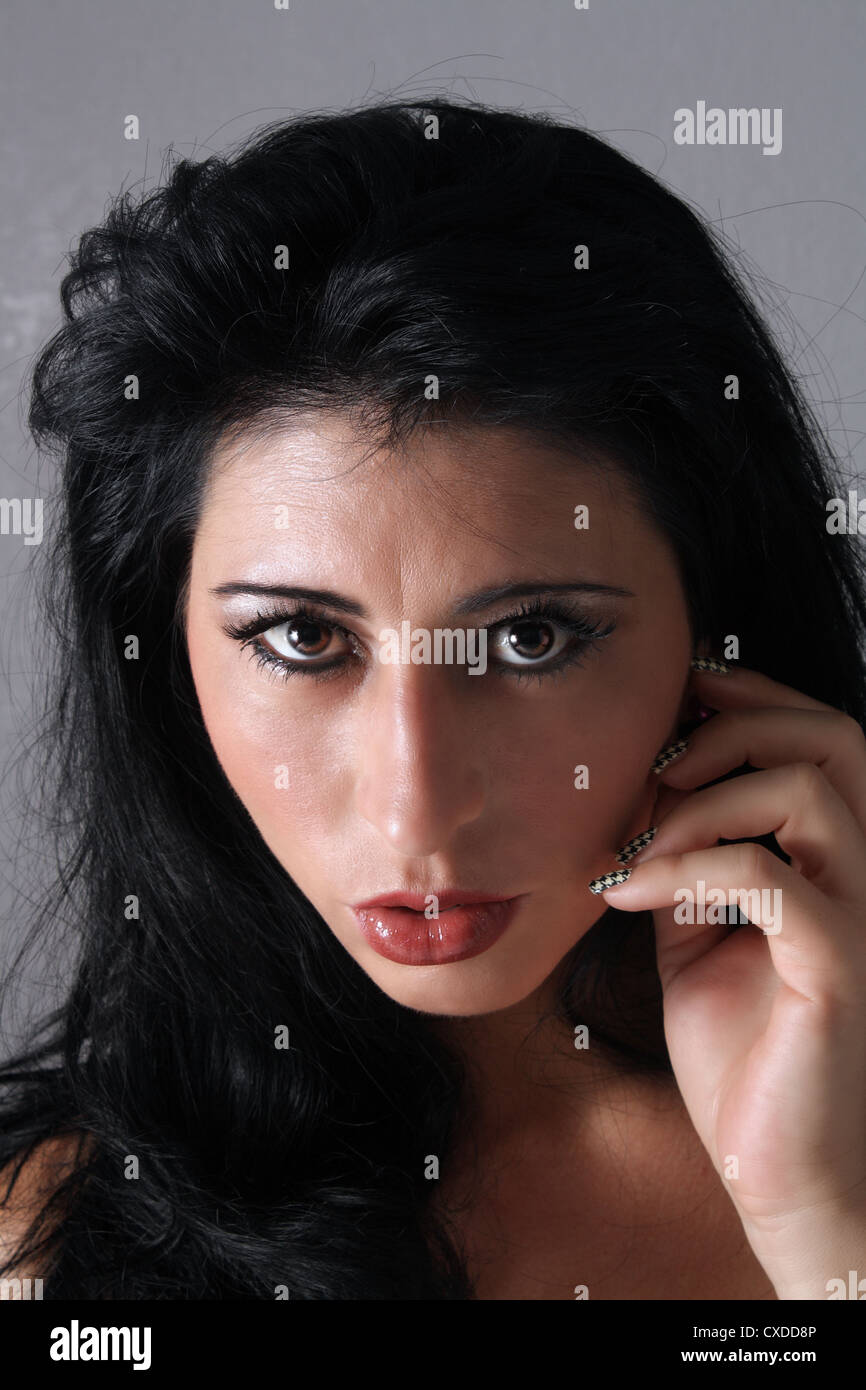 Beautiful European Woman, Headshot (5 Stock Photo - Alamy