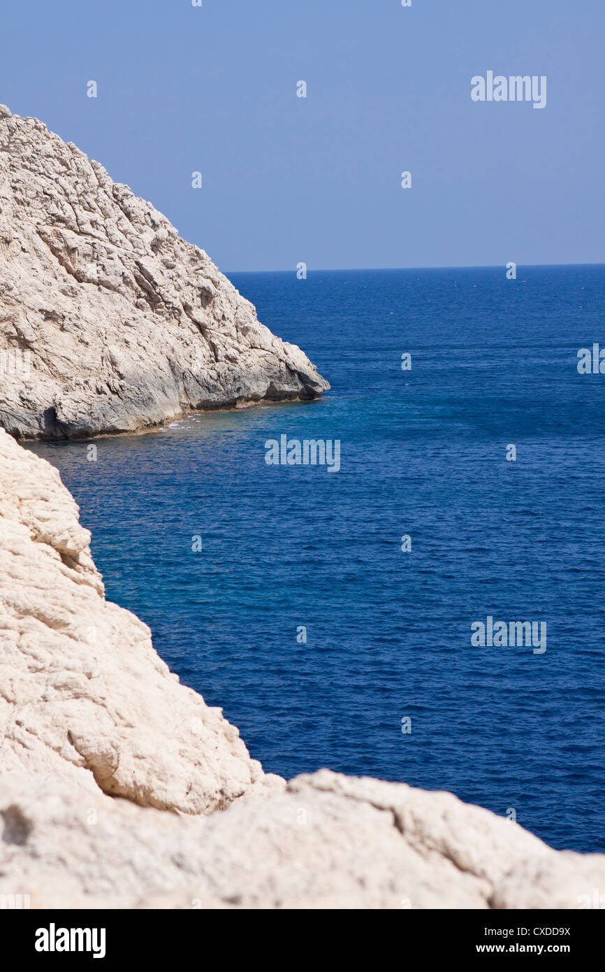 beautiful riffs rock stone sea ocean in summer vacation tropical Stock ...