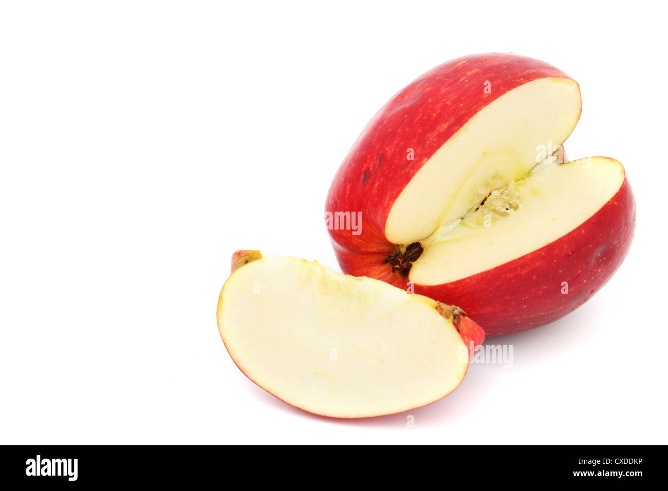 Red apple skin background Cut Out Stock Images & Pictures - Alamy