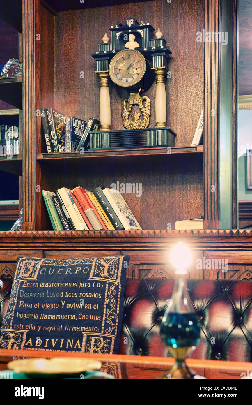 Reading room in old library Stock Photo - Alamy