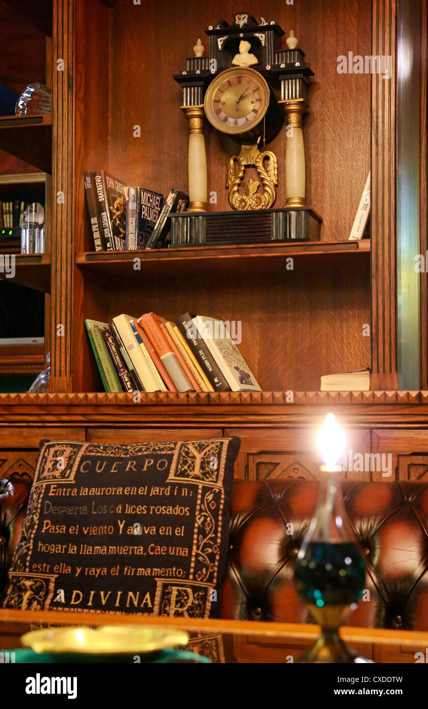 Reading room in old library Stock Photo - Alamy