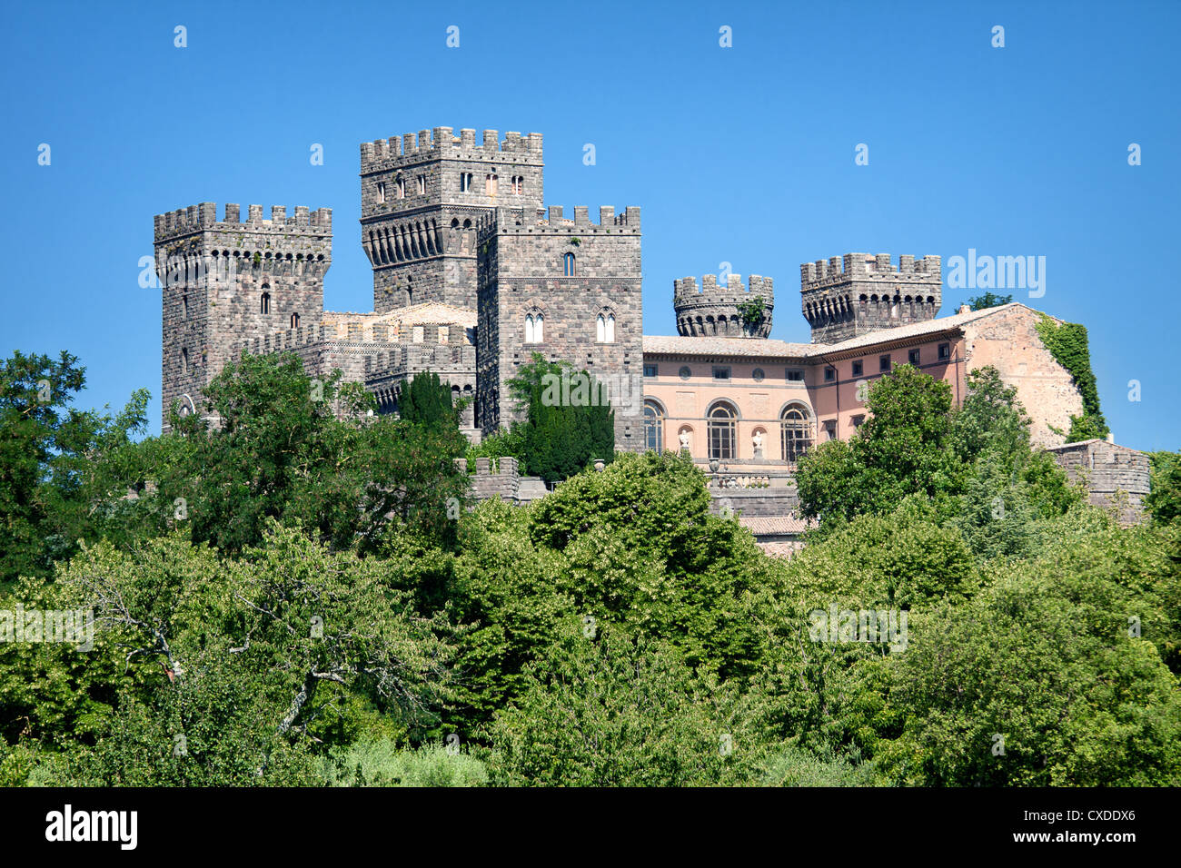 Old castle in Tuscany Stock Photo - Alamy