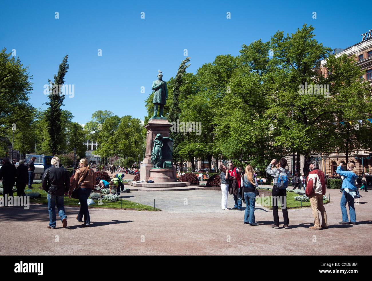 The Johan Ludvig Runebergin muistomerkki and Johan Ludvig Runeberg's ...