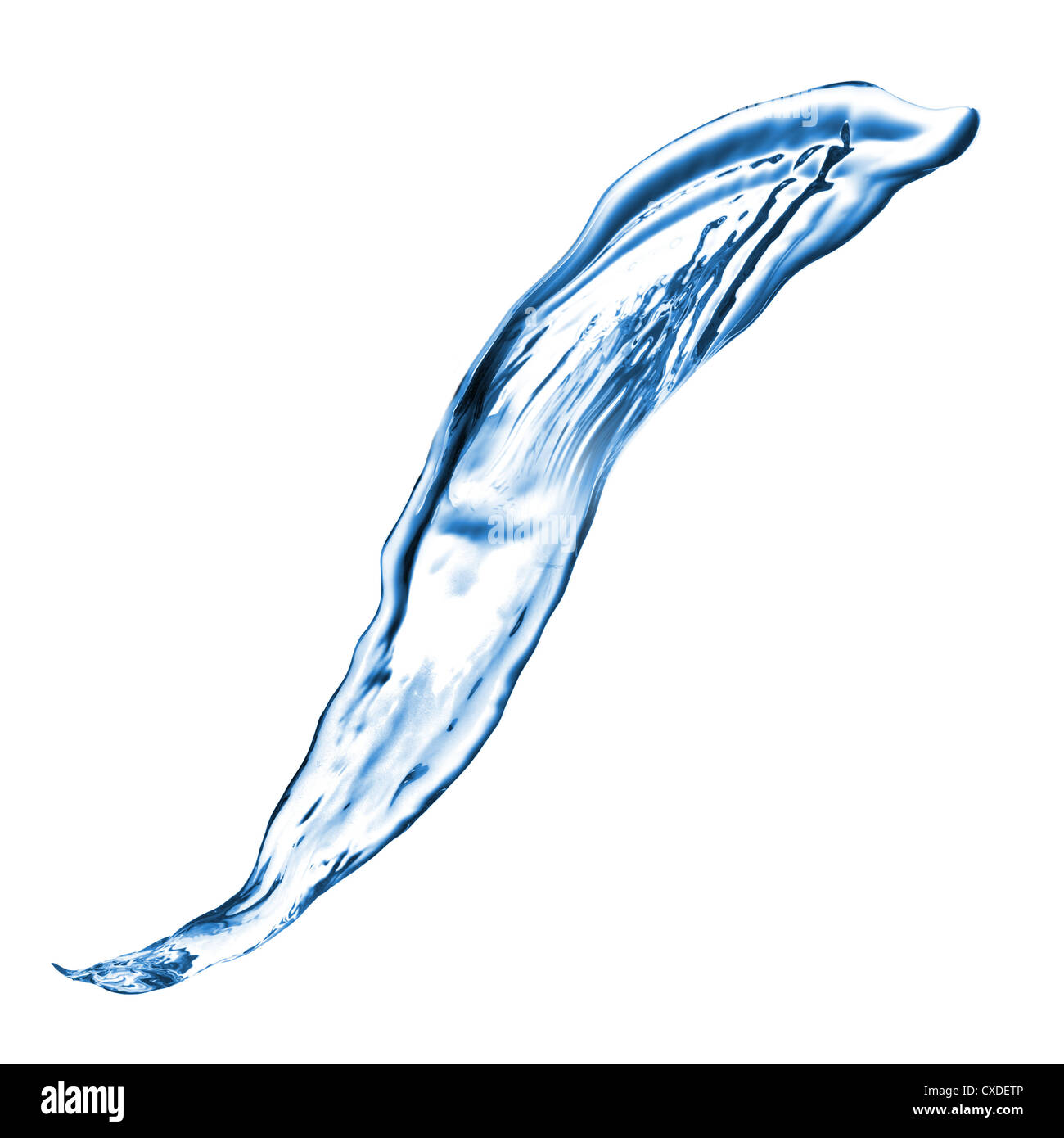 water splash isolated on white Stock Photo - Alamy