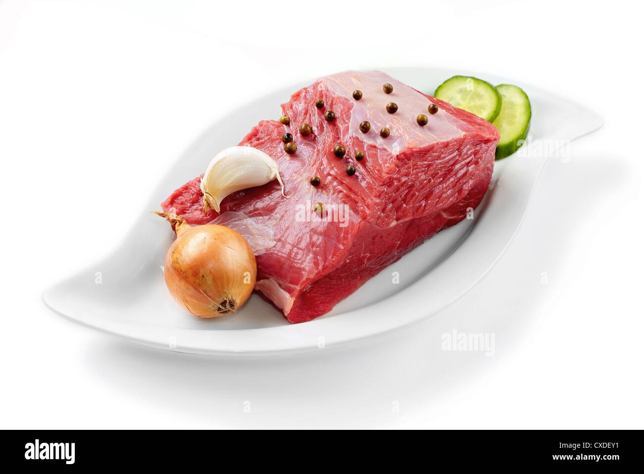 Close up raw ground beef Stock Photo - Alamy