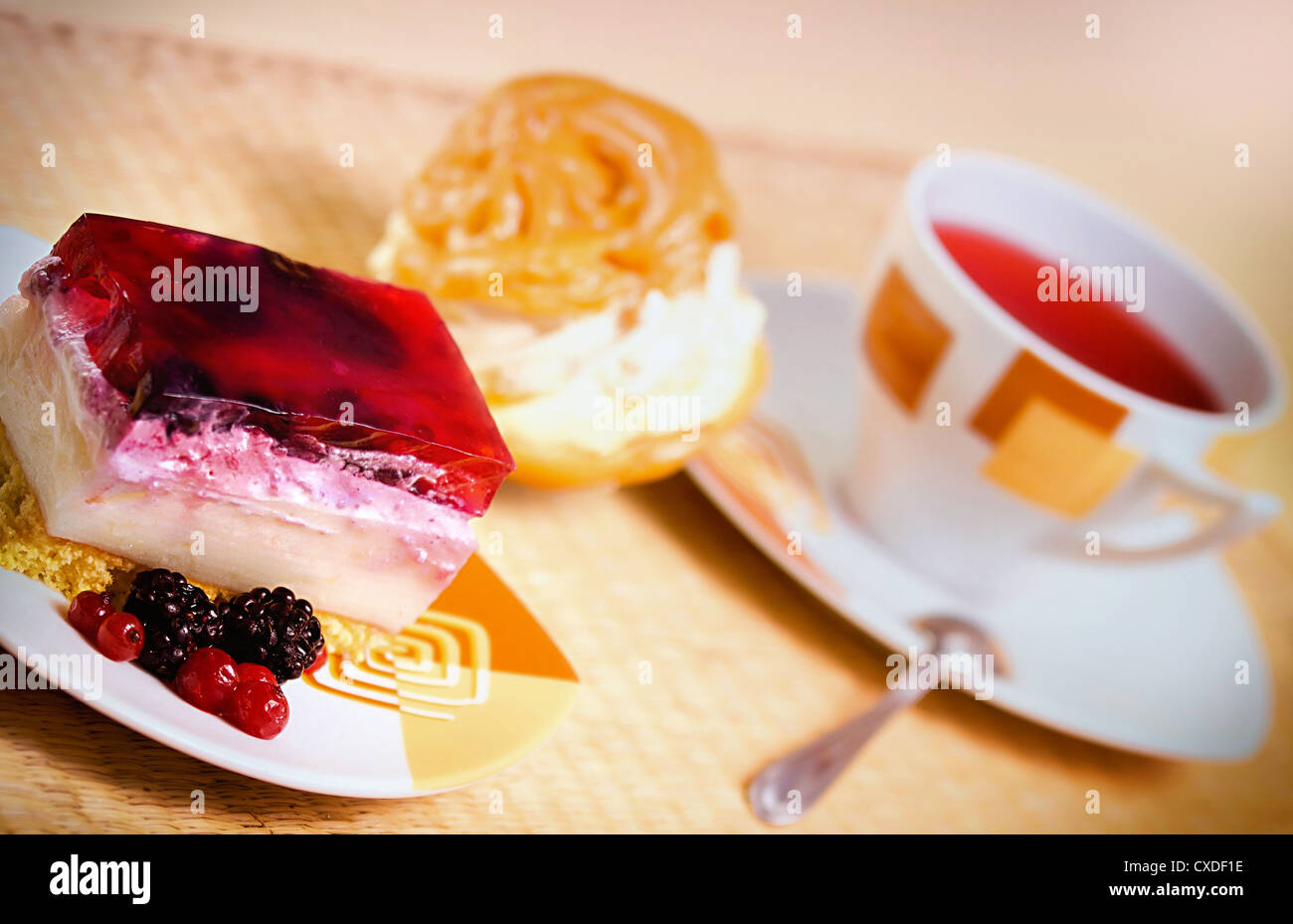 Sweet and tea Stock Photo - Alamy