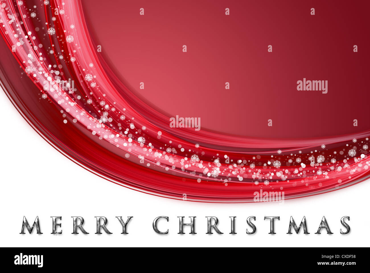 Fantastic Christmas wave design with snowflakes and space for your text ...